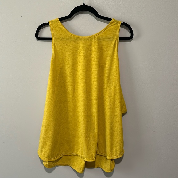 Prana | Tops | Prana Citron Yellow Flowy Yoga Tank 2x | Poshmark